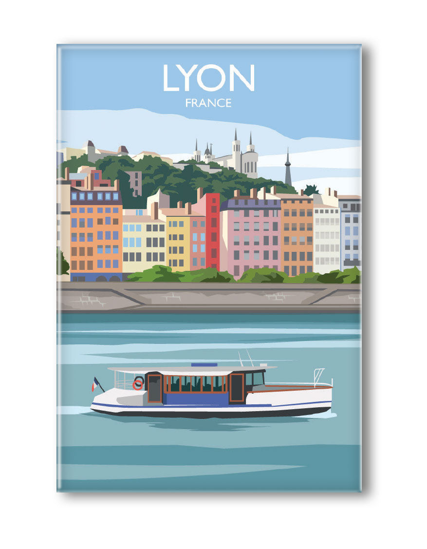 MAGNET LYON VUE – ZIGZAG-SOUVENIRS